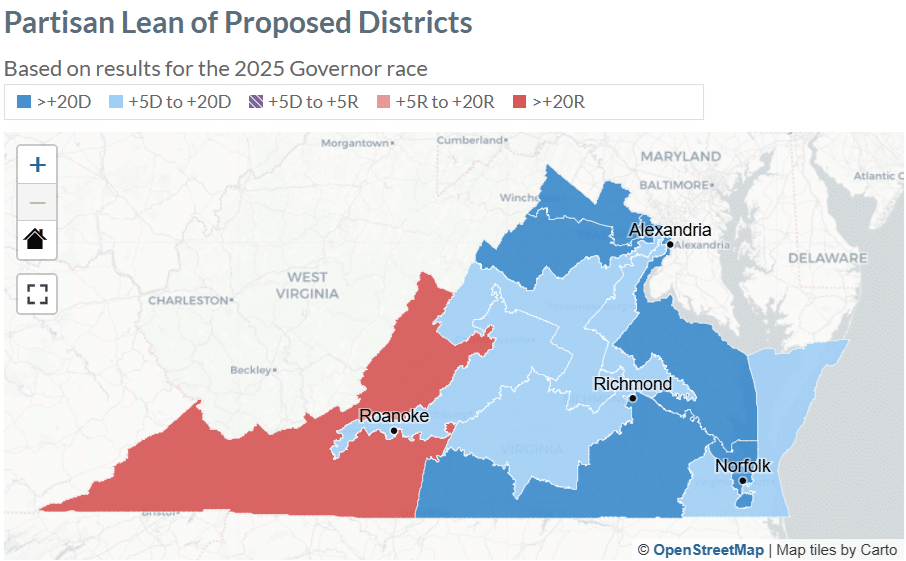 Early voting begins on Virginia redistricting proposal – The Triangle